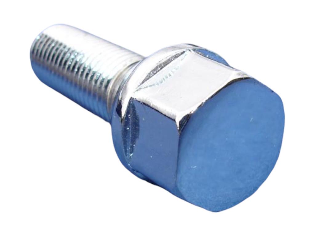 * Radschraube M12x 1,5x28 Stahl verchromt | Radschraube M12 Chrom/Gold ...